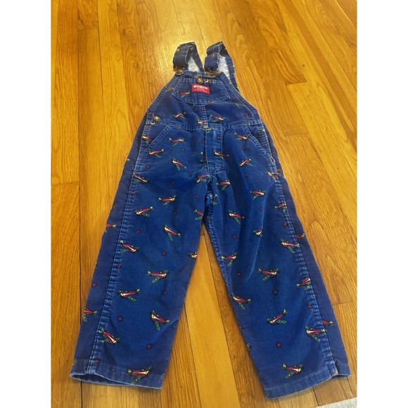 OshKosh B'gosh | Bottoms | Vintage Oshkosh B Gosh Airplane Plane Blue ...